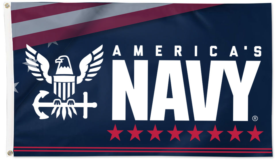 3x5 Stars and Stripes US Navy Flag – Service First Products