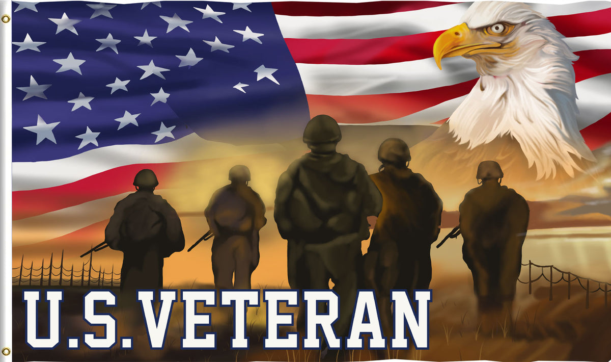 Deluxe US Veteran Flag – Service First Products