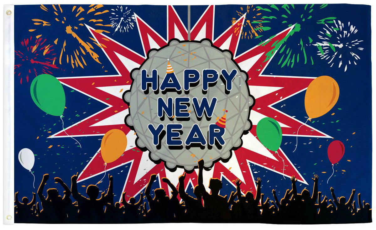 3x5 Happy New Year Flag – Service First Products